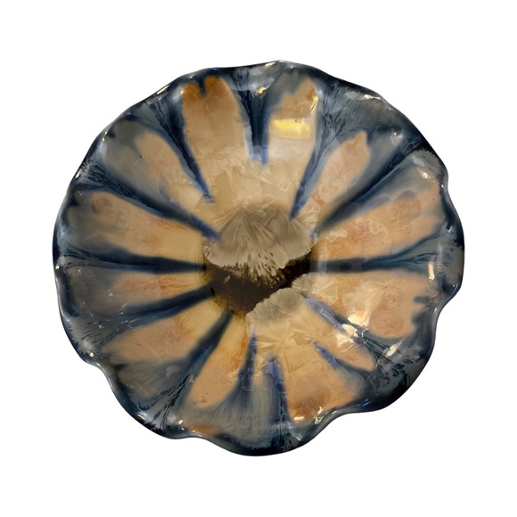 Edgecomb Pottery | Accents | Edgecomb Potters Ruffle Edge Stoneware Art ...